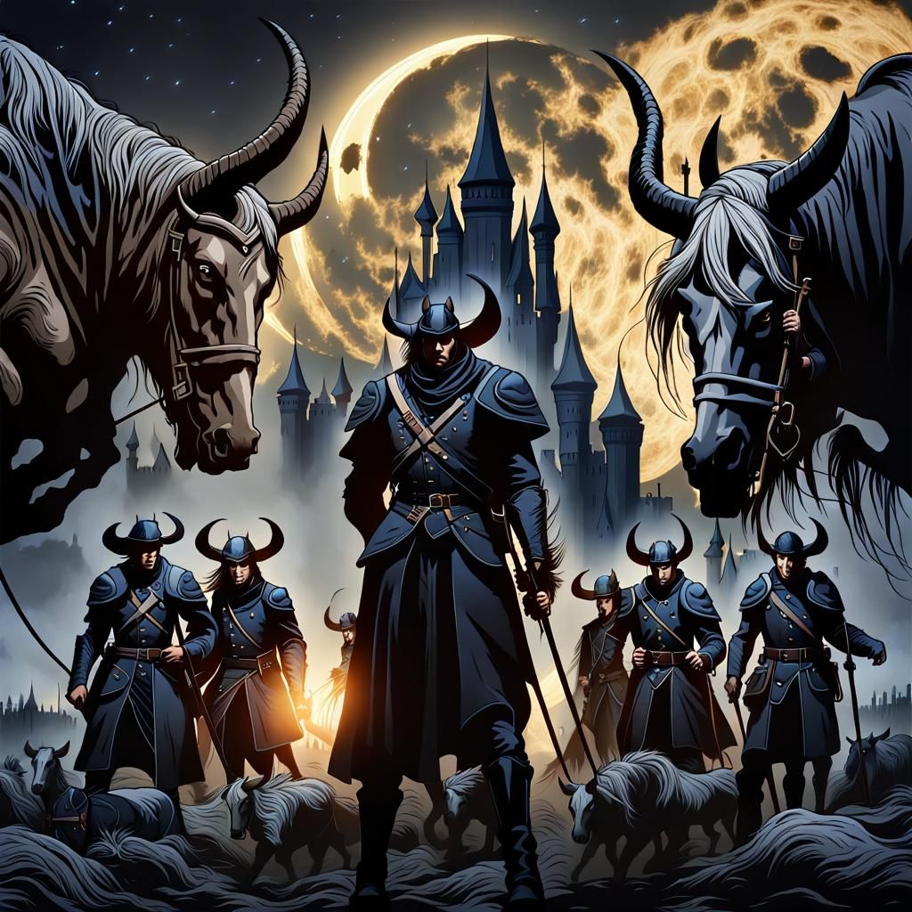 Night Riders - AI Generated Artwork - NightCafe Creator