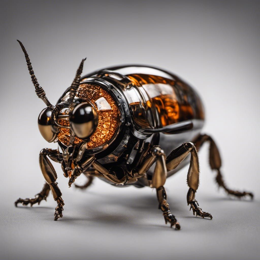 Blown Glass Ant - AI Generated Artwork - NightCafe Creator