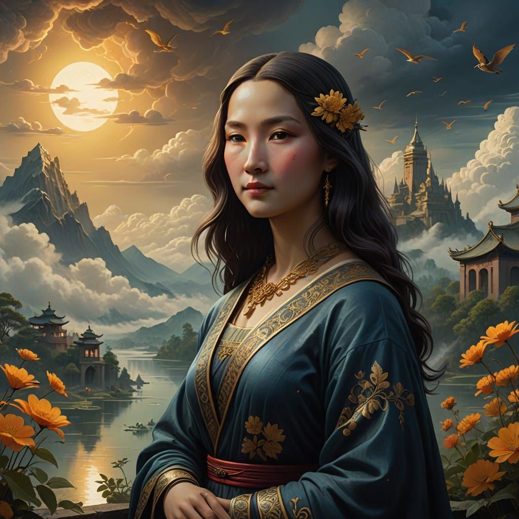 Mona Lisa and Dr. Sun Yet-Sen. - Mystical Encounter: Mona Li...