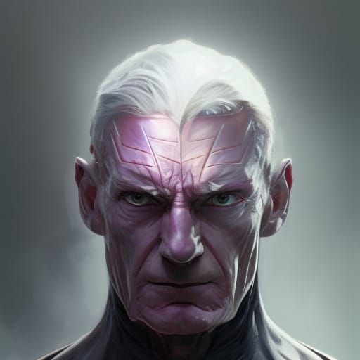 Magneto face, - AI Generated Artwork - NightCafe Creator