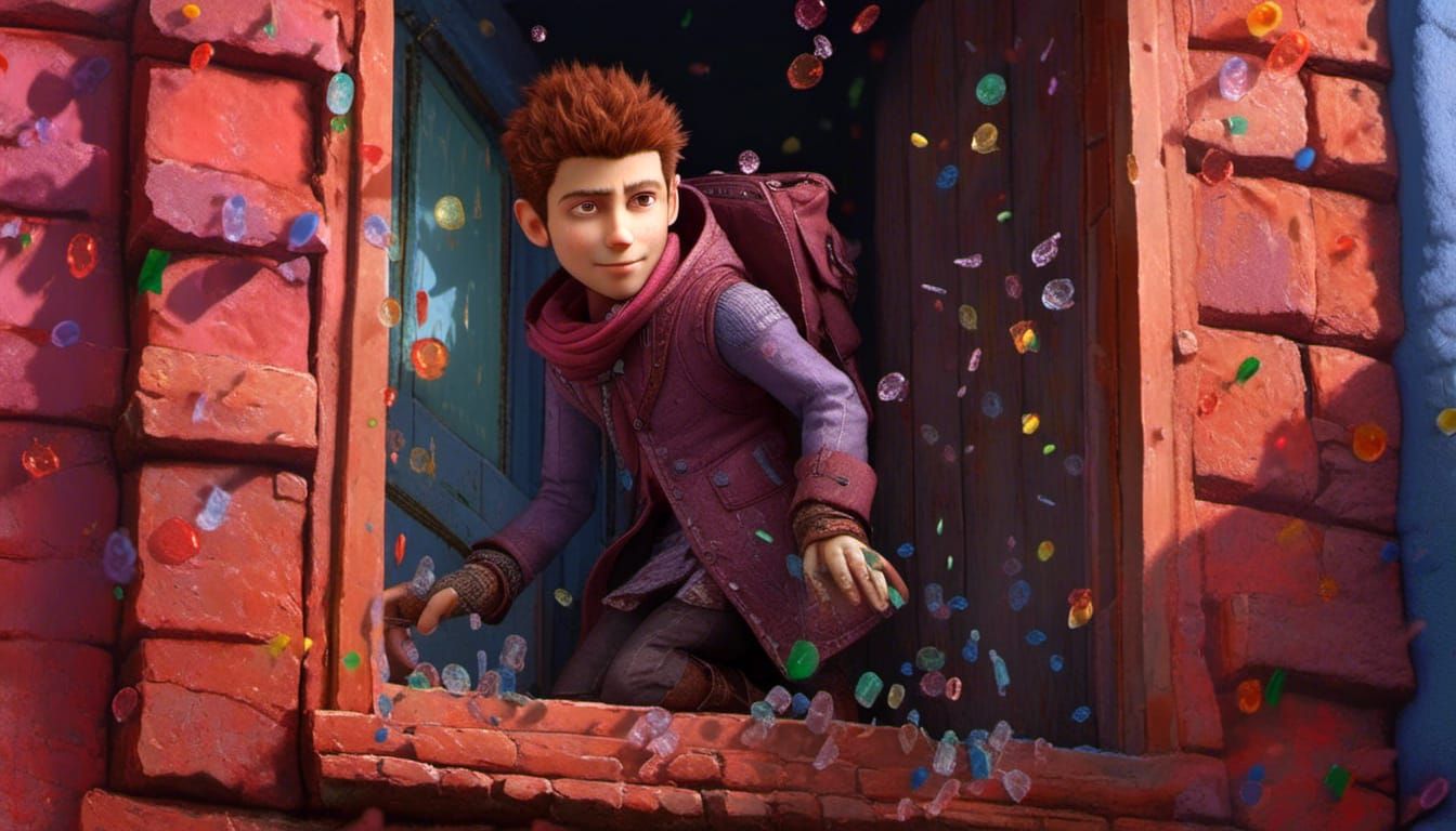 Hiding from the chores to play pranks instead - AI Generated Artwork ...