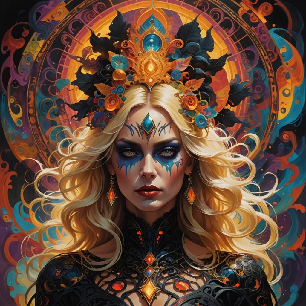 Magic Woman # 2 - AI Generated Artwork - NightCafe Creator