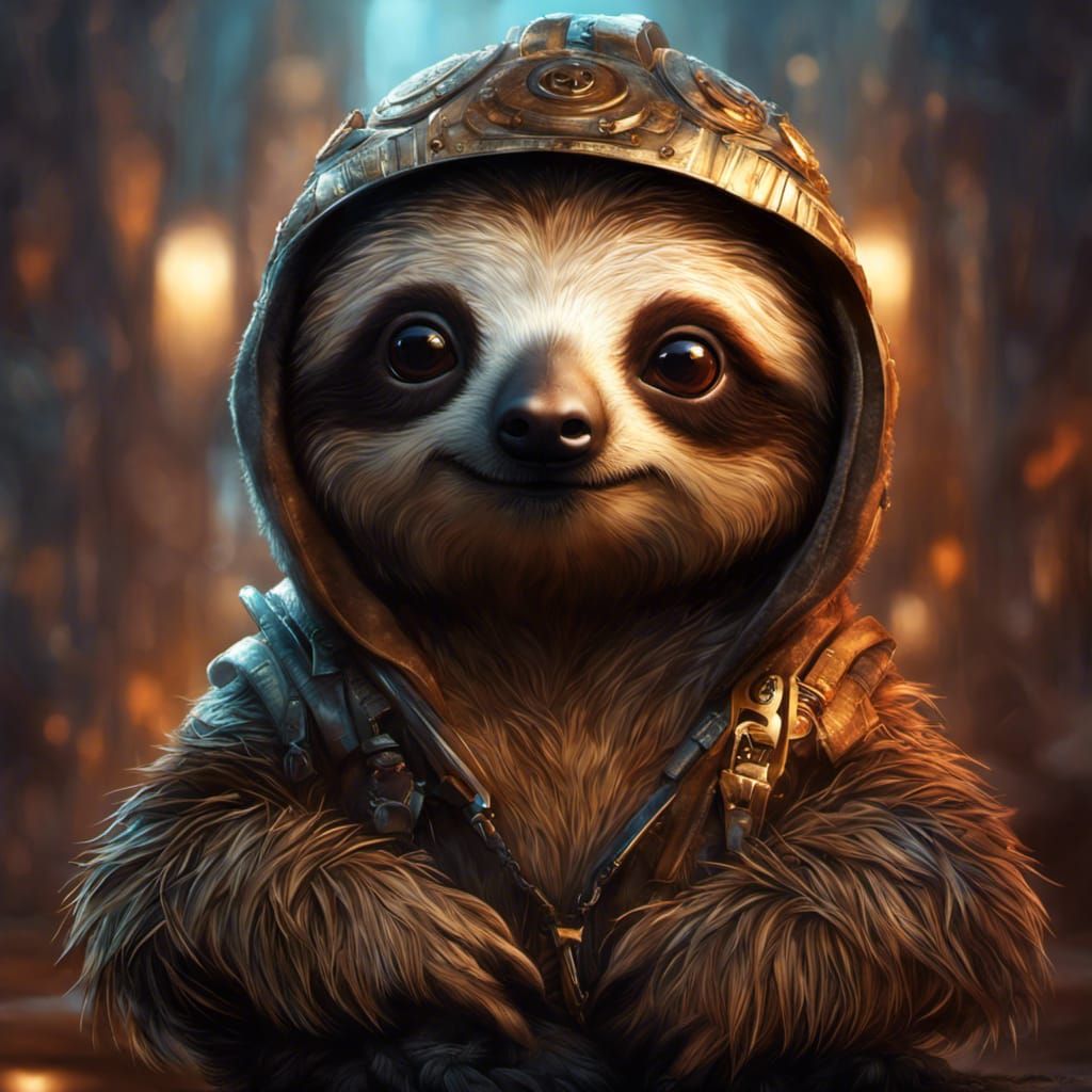 sloths are cool 👍 - AI Generated Artwork - NightCafe Creator