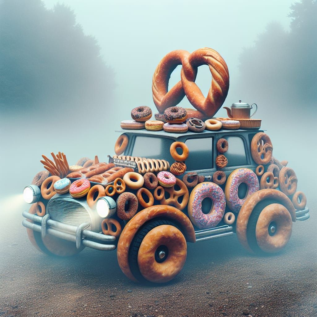 Donut Racer - AI Generated Artwork - NightCafe Creator