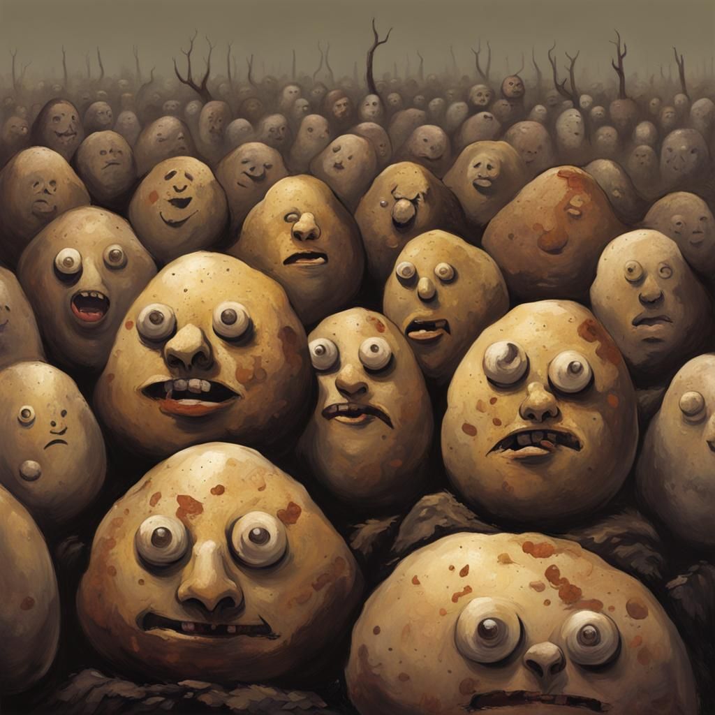 Potatoes - AI Generated Artwork - NightCafe Creator