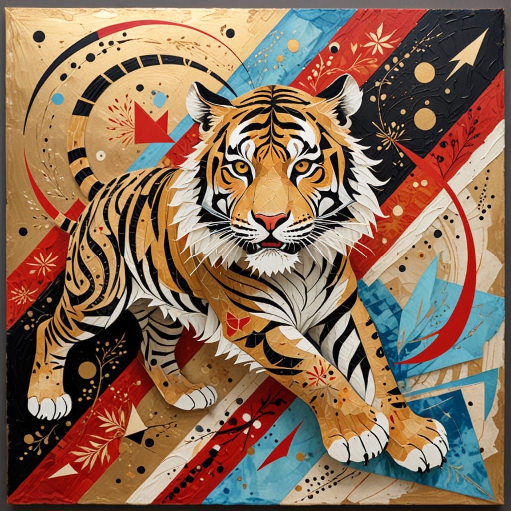 stylized tiger - stylized tiger