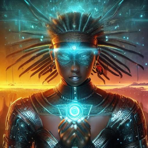 Tech Queen - AI Generated Artwork - NightCafe Creator