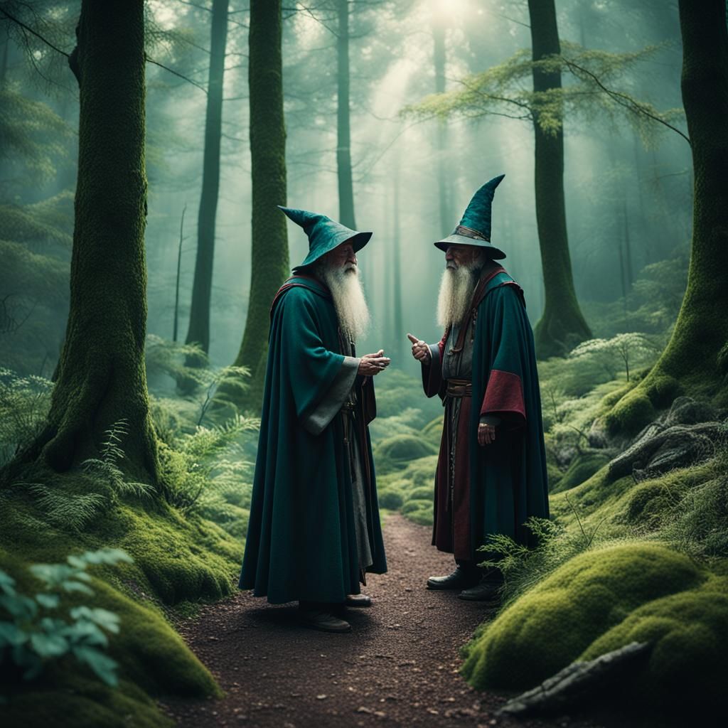 Two Wizards - AI Generated Artwork - NightCafe Creator