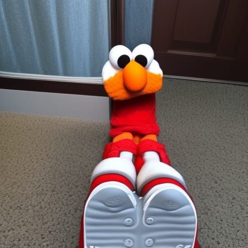 Elmo feet pics 💀💀 - AI Generated Artwork - NightCafe Creator