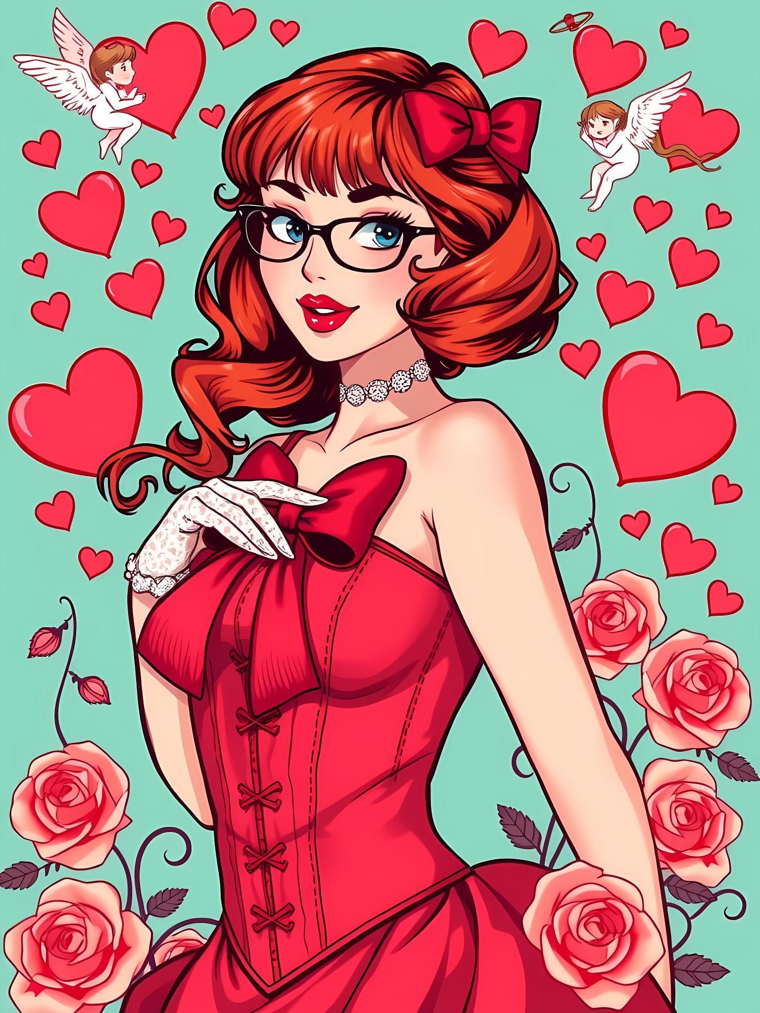Valentine Pinup - Valentine Pinup