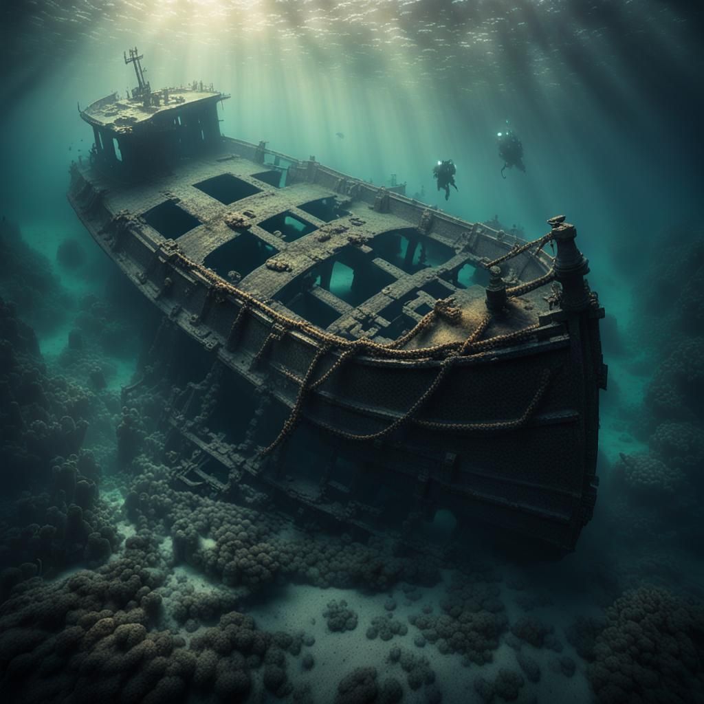 the very deep dark brooding scary wreak of the Edmond Fitzgerald a ...