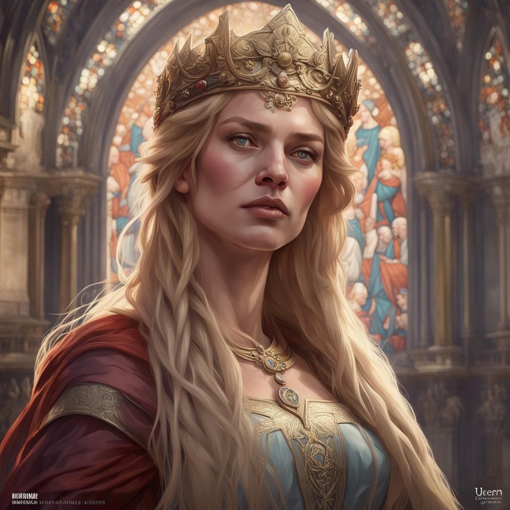 Medieval Queen - AI Generated Artwork - NightCafe Creator