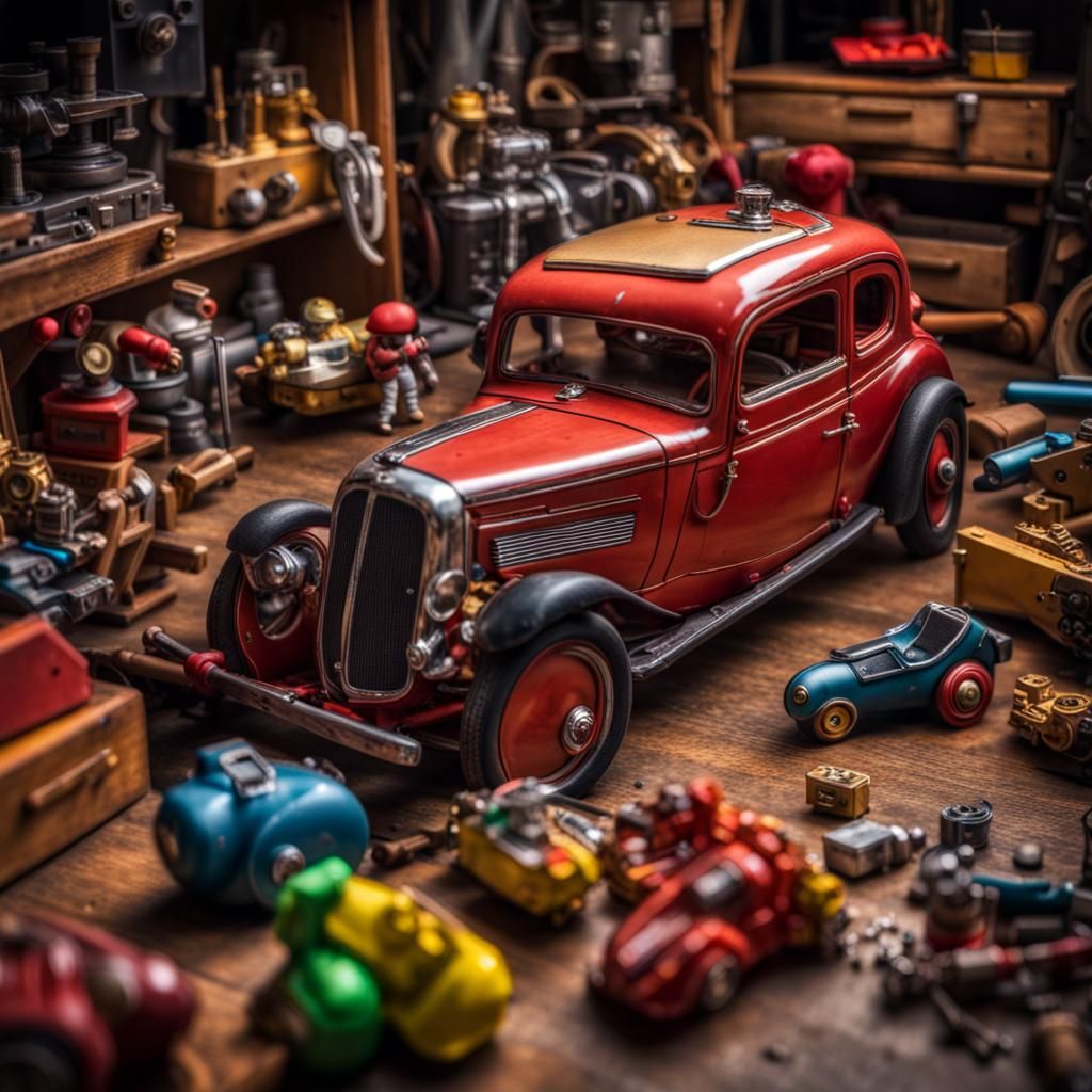 Toy Car - AI Generated Artwork - NightCafe Creator
