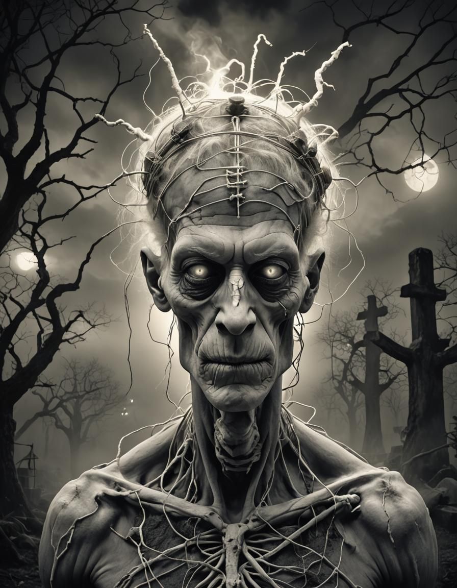 APR 16 ZOMBIE VOODOO 4 - AI Generated Artwork - NightCafe Creator