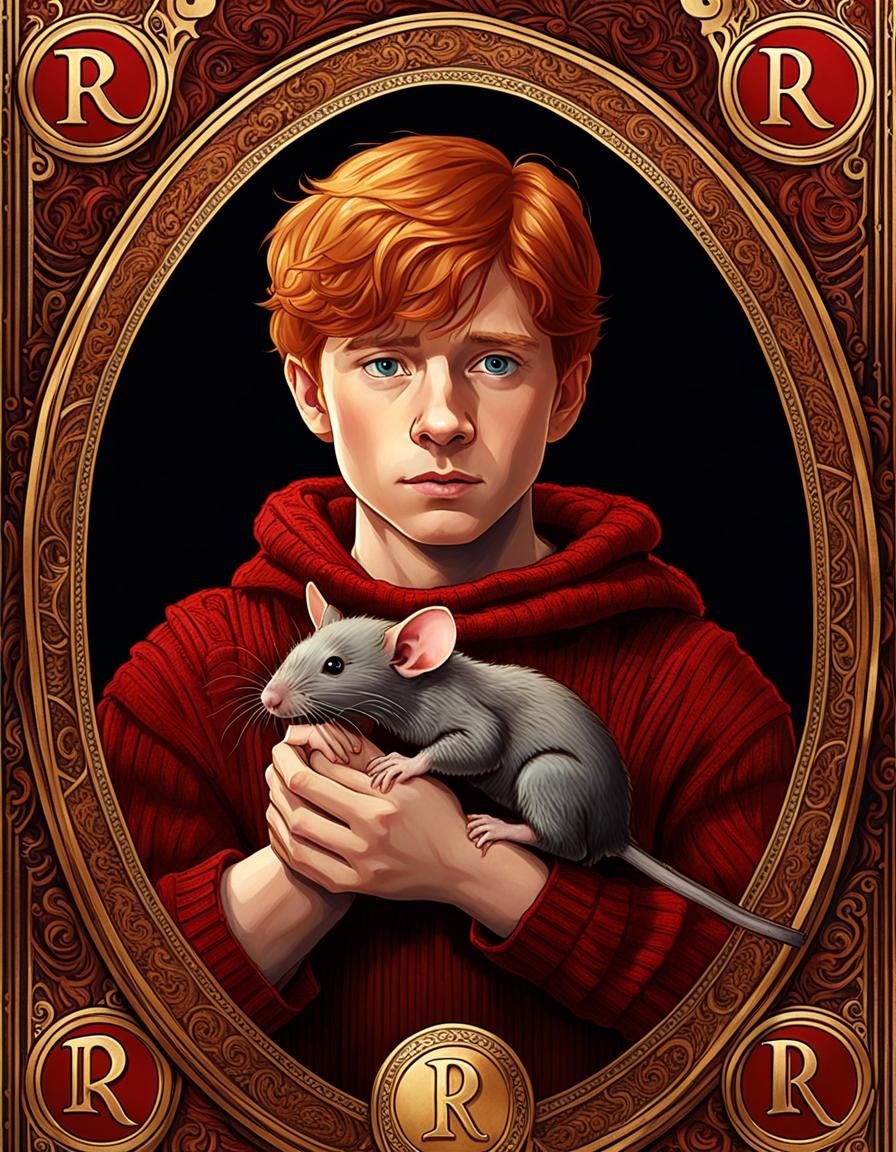 Ron Weasley - Tarot Card Series - AI Generated Artwork - NightCafe Creator