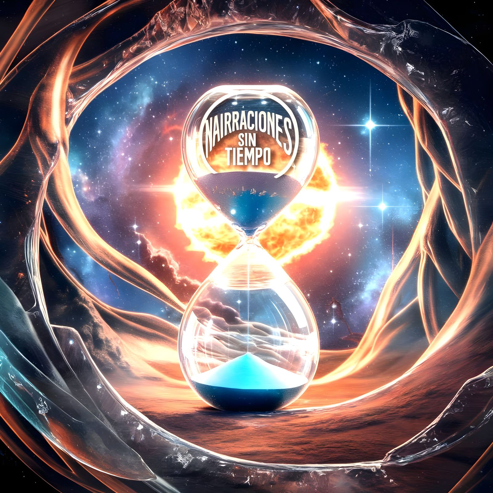 crystal alien hourglass with carved LOGO : Narraciones Sin Tiempo ...