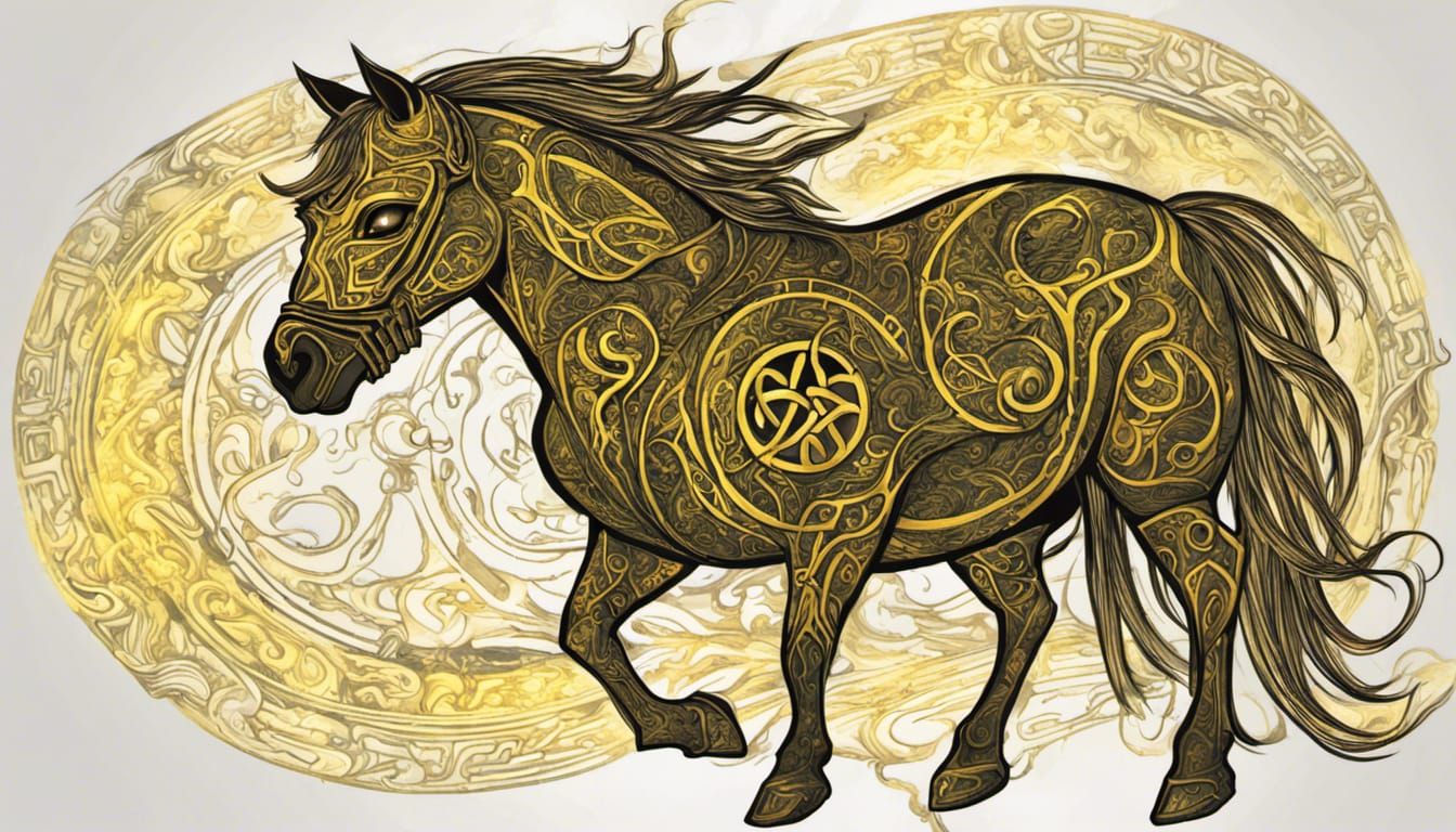 Celtic-runic armour, Blessings, Manipura, Wisdom, Power, Yellow,Taurus ...