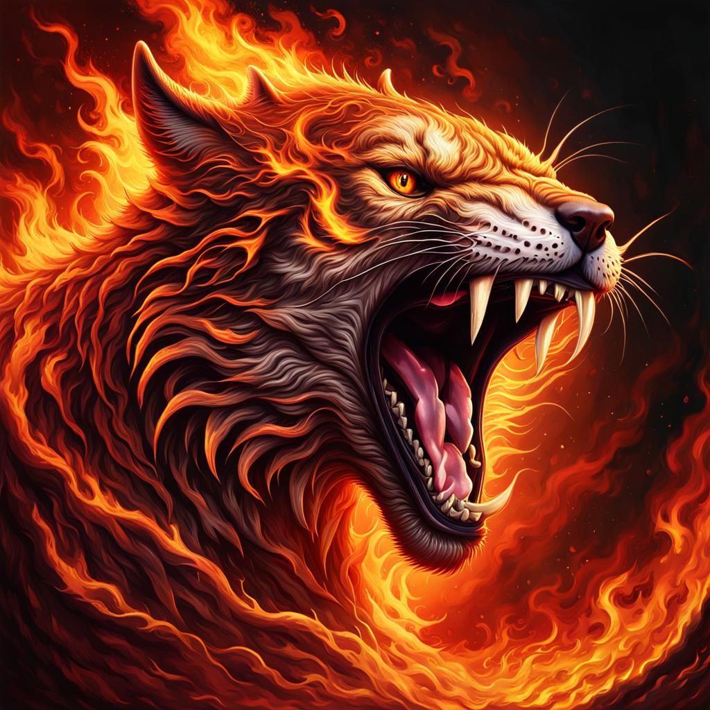 Hellcat - AI Generated Artwork - NightCafe Creator