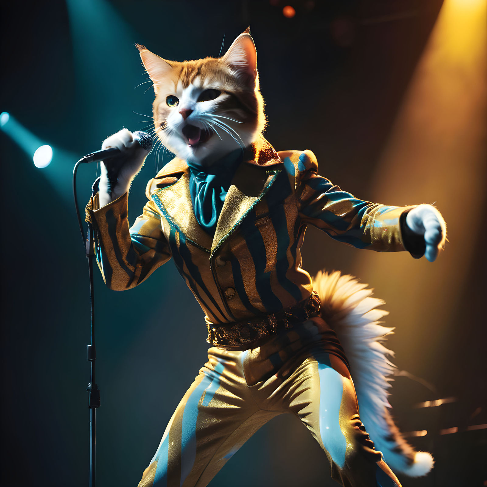 David Meowie - AI Generated Artwork - NightCafe Creator