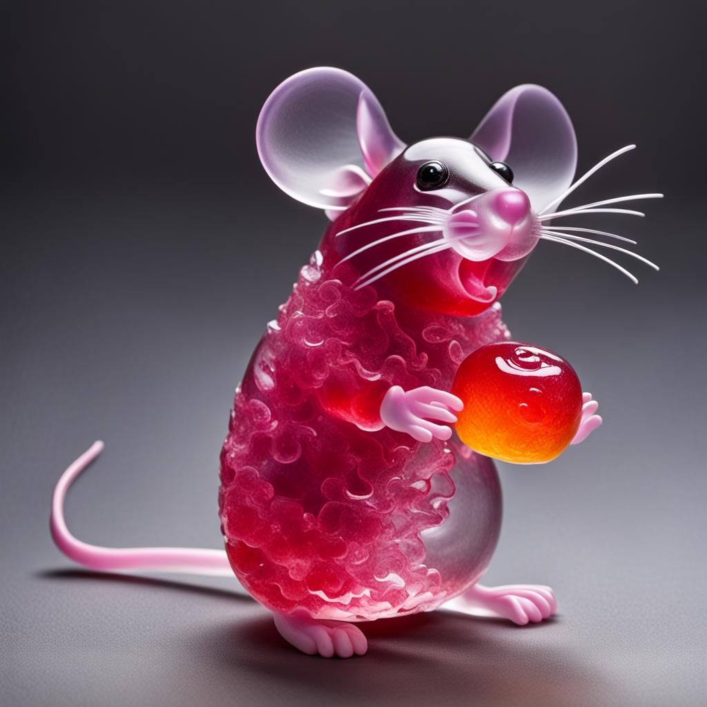 Jelly mouse… - AI Generated Artwork - NightCafe Creator
