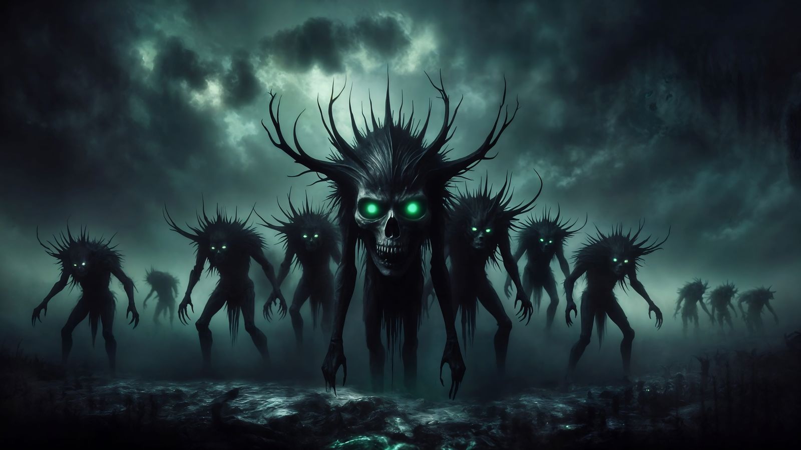 March of the Wendigo King!! - Grotesque Zombie-Skeleton Hybr...