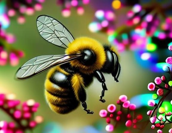 Bee - AI Generated Artwork - NightCafe Creator