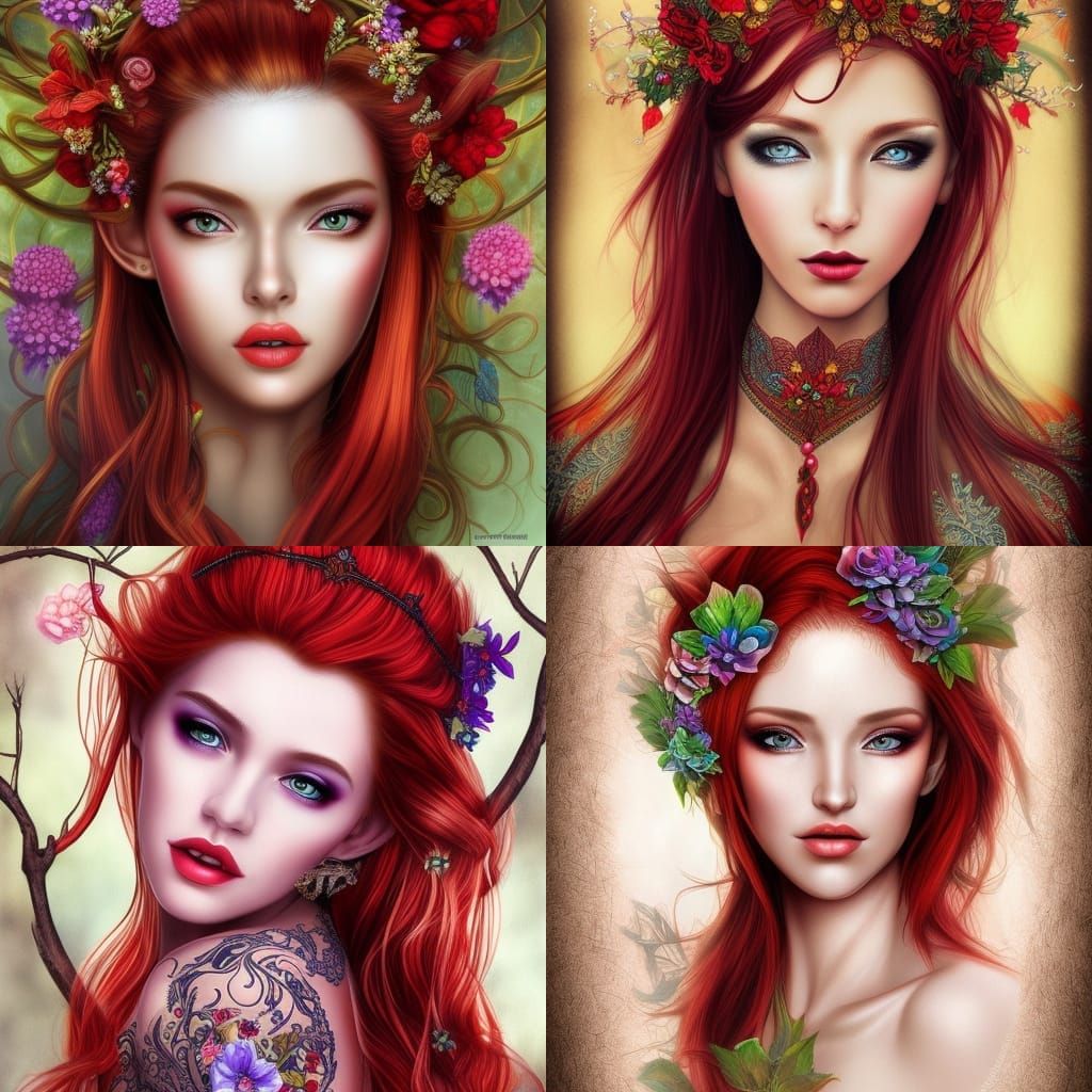 flower elves - AI Generated Artwork - NightCafe Creator