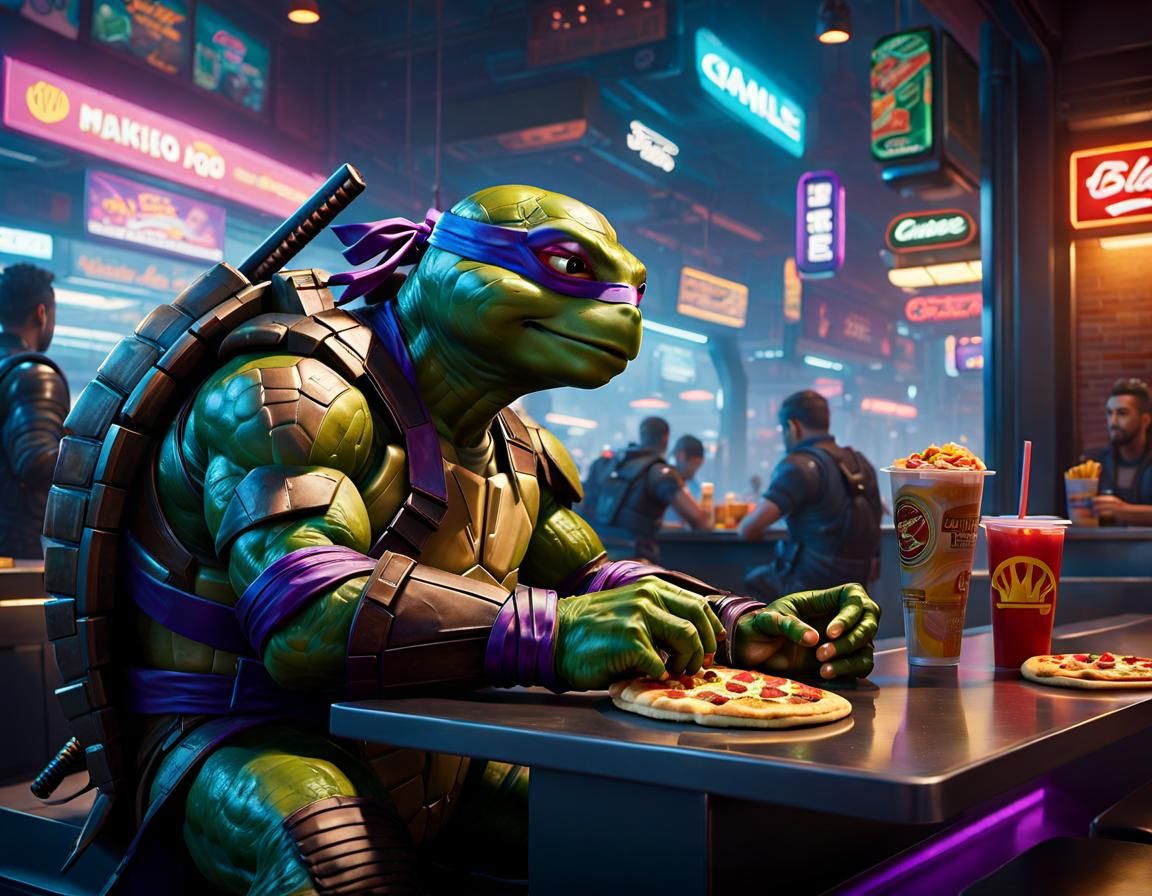 Donatello in the World of Cyberpunk2077 - AI Generated Artwork ...