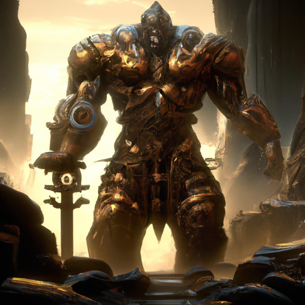 Stone Titan IV - AI Generated Artwork - NightCafe Creator