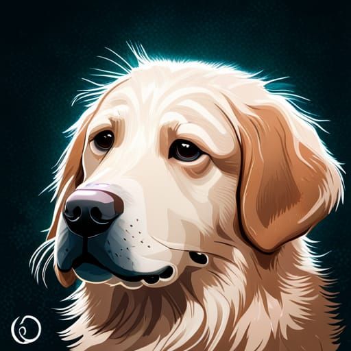 Golden retriever - AI Generated Artwork - NightCafe Creator