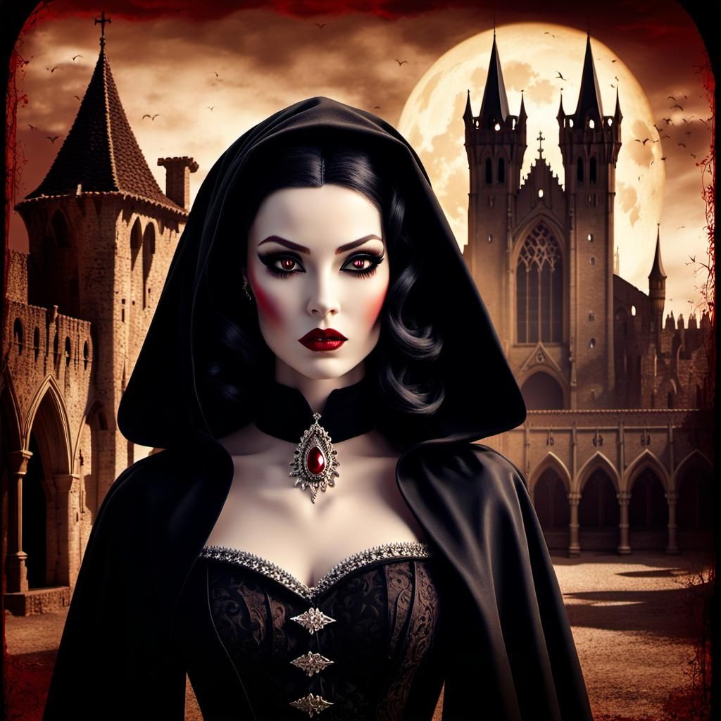 Vampiress - AI Generated Artwork - NightCafe Creator
