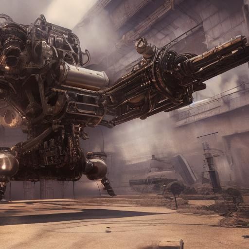 steam punch mech - AI Generated Artwork - NightCafe Creator