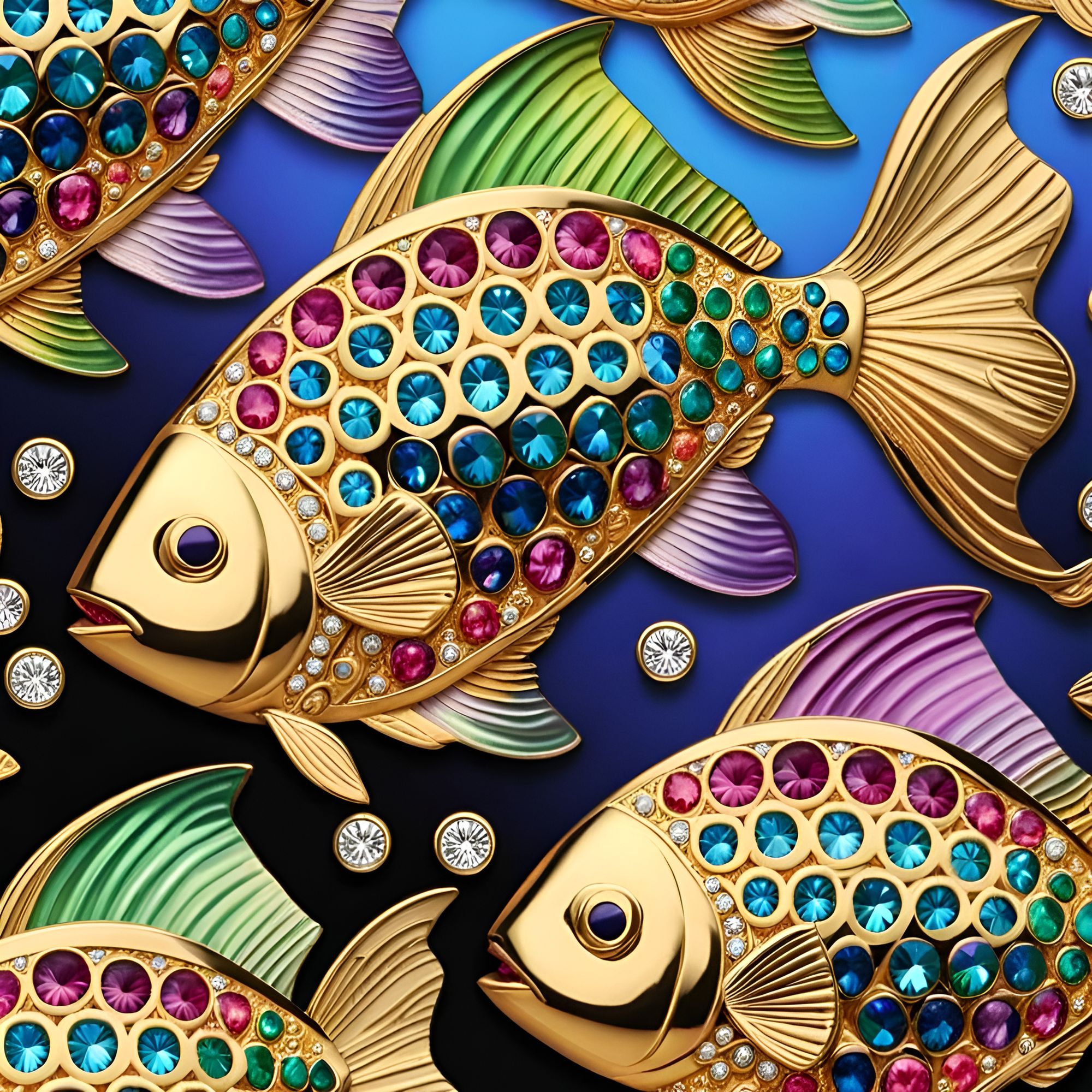 Bling Fish : r/nightcafe