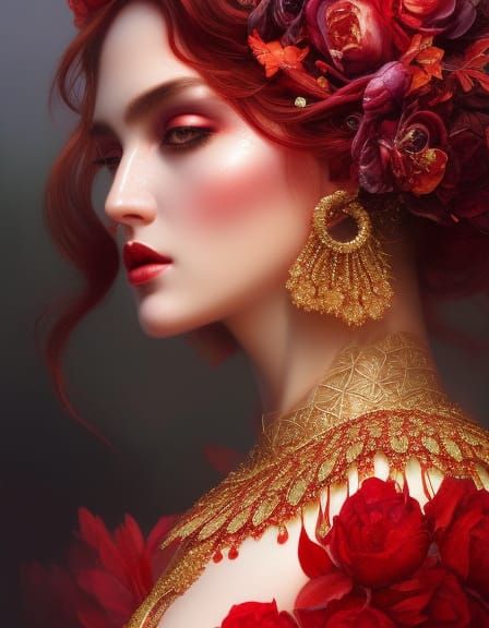 The Red Queen - AI Generated Artwork - NightCafe Creator