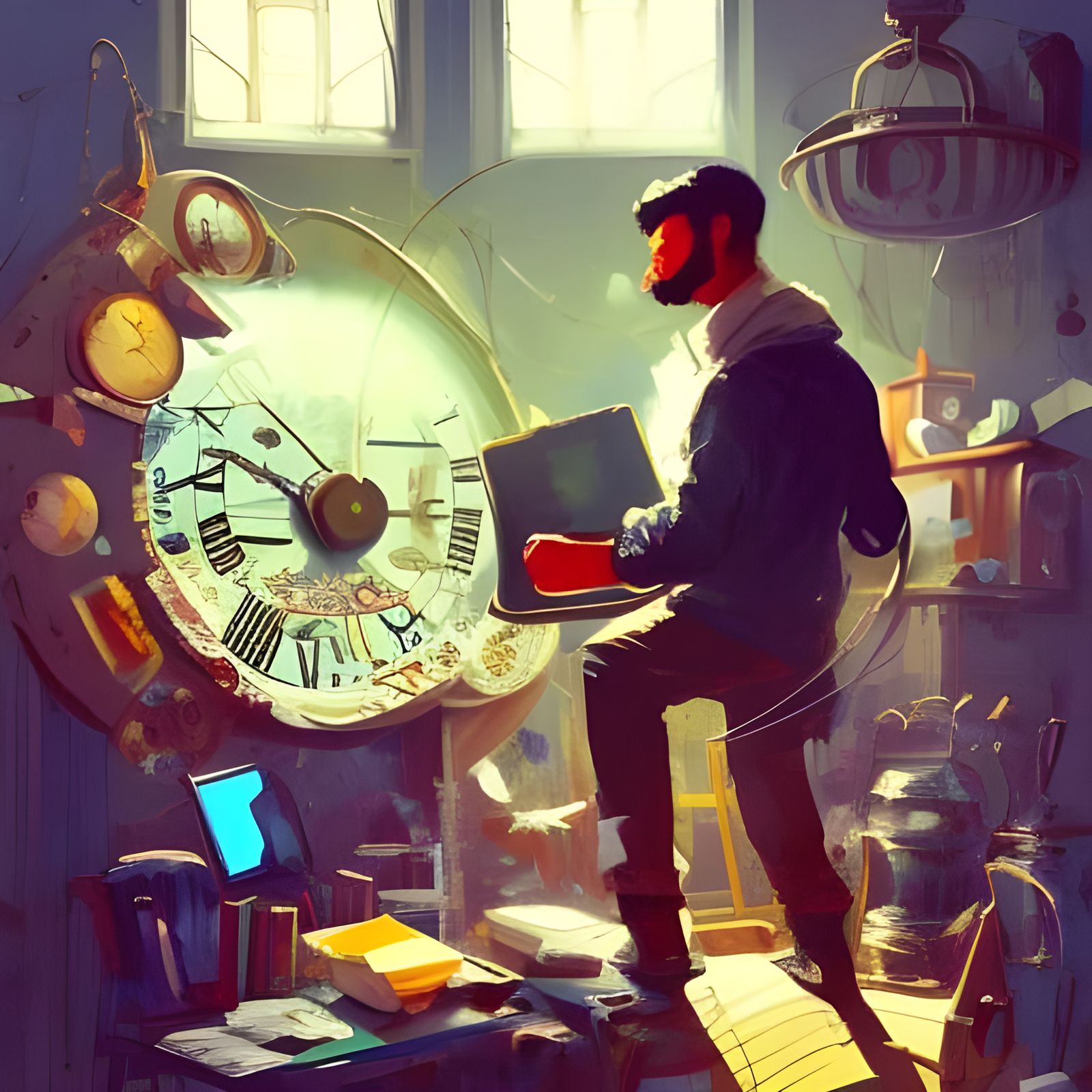 Time travel experience - AI Generated Artwork - NightCafe Creator