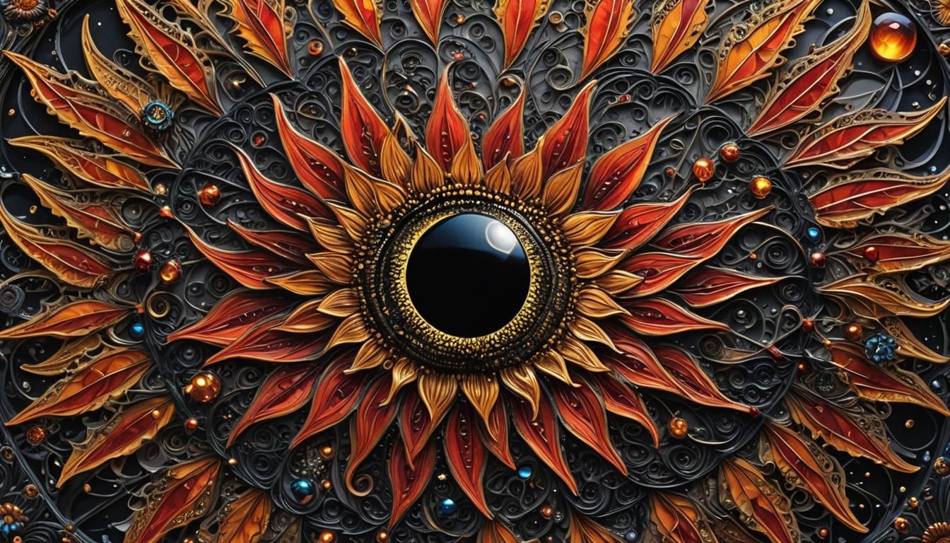 solar eclipse art - AI Generated Artwork - NightCafe Creator