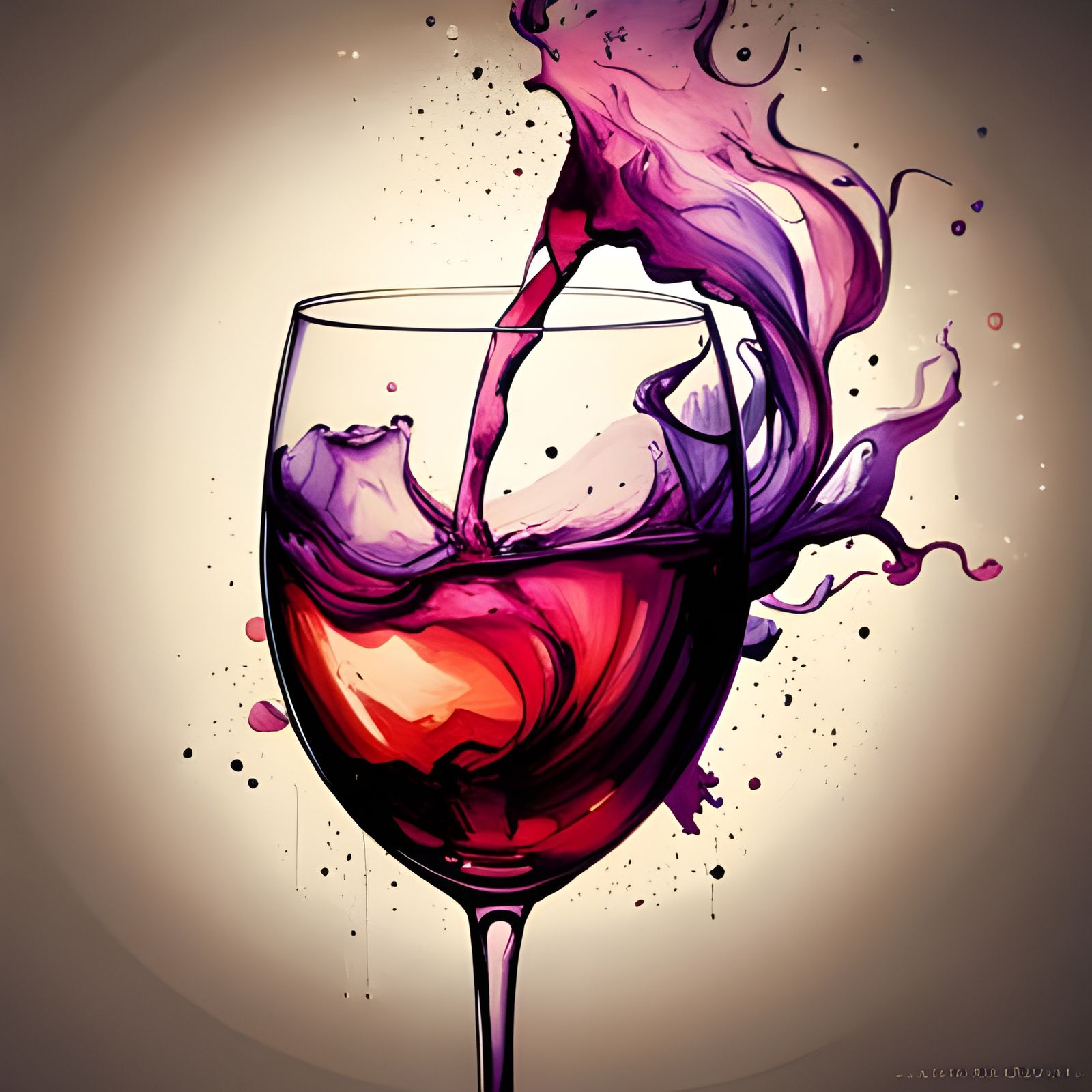 Wine - AI Generated Artwork - NightCafe Creator