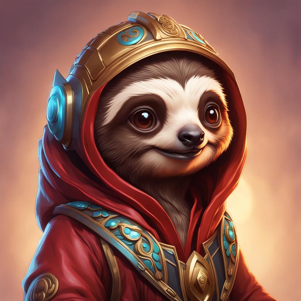 Power sloth - AI Generated Artwork - NightCafe Creator