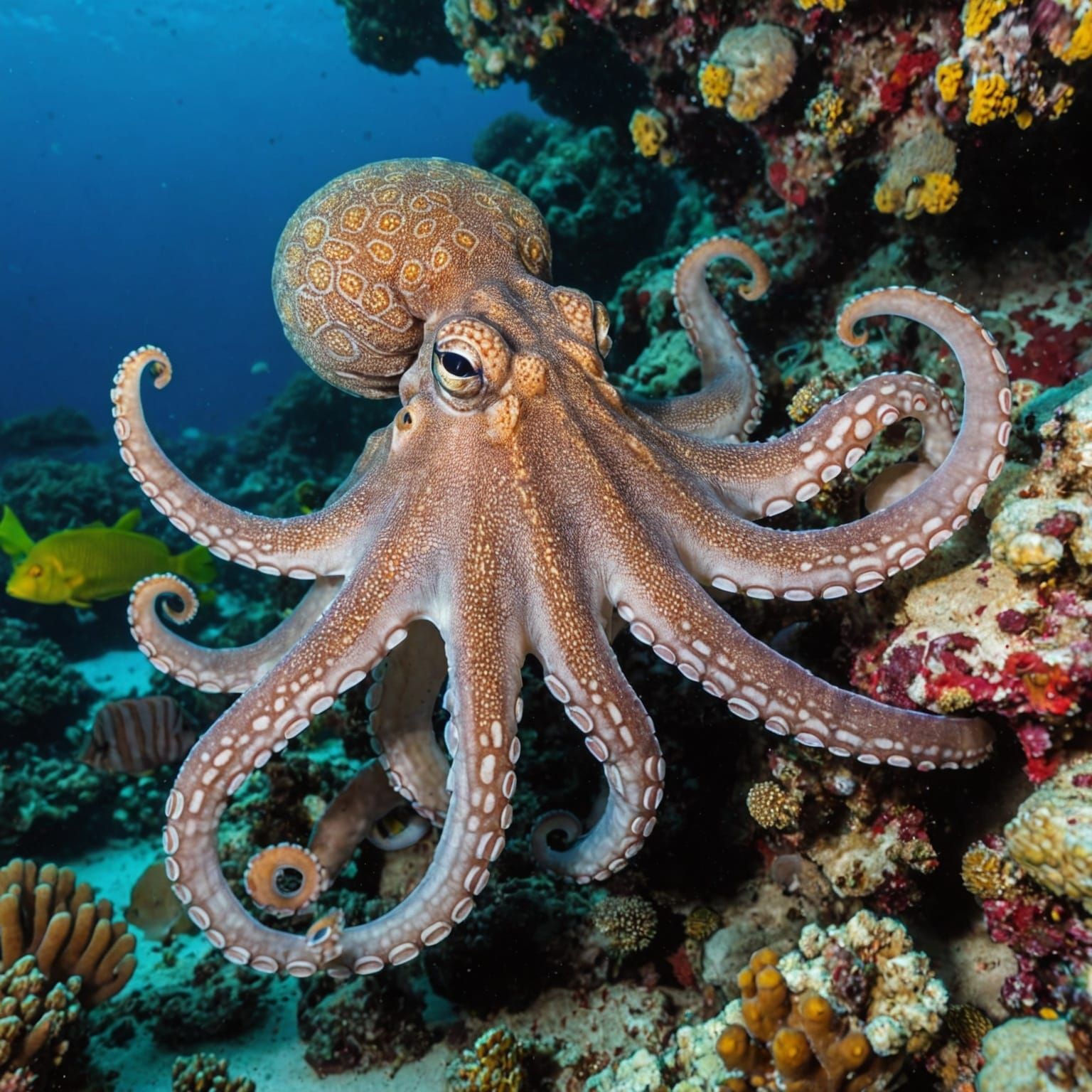 Caribbean Reef Octopus - AI Generated Artwork - NightCafe Creator