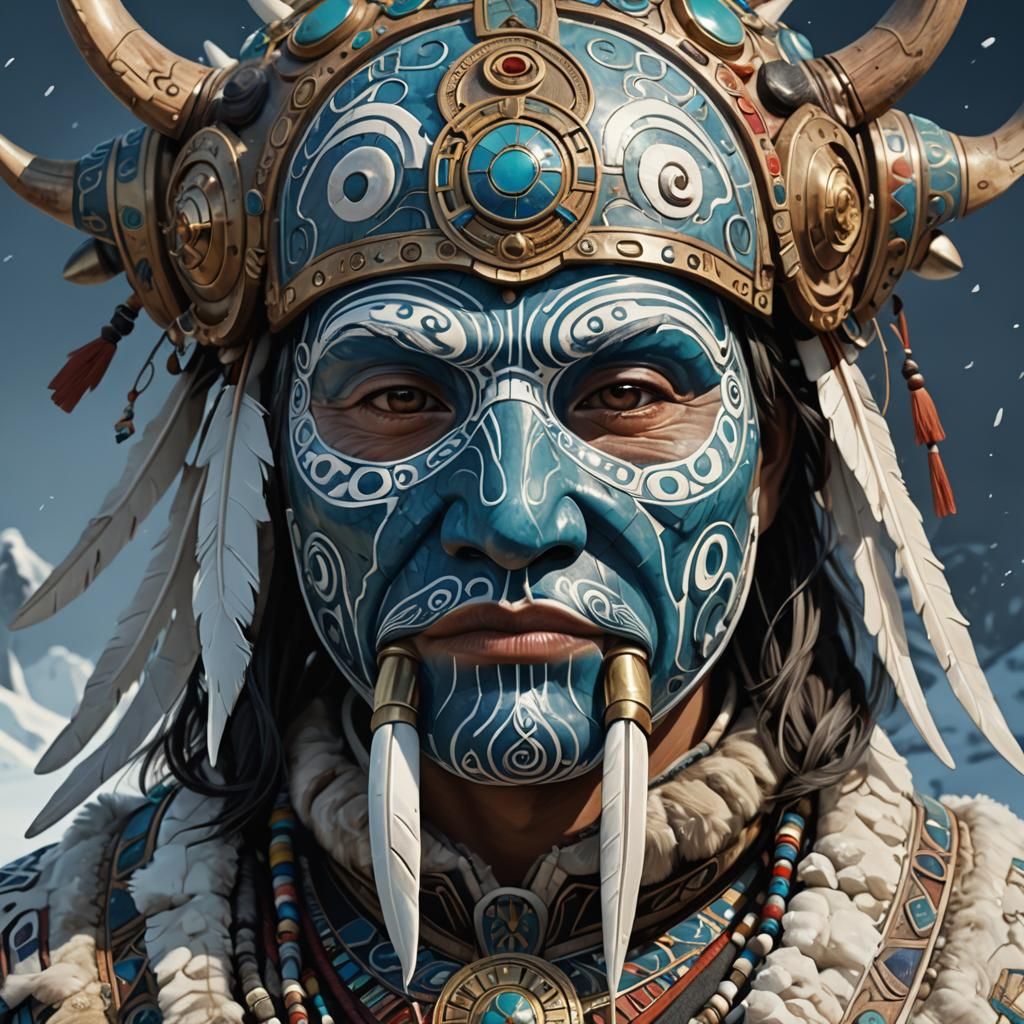 Ceremonial mask - AI Generated Artwork - NightCafe Creator