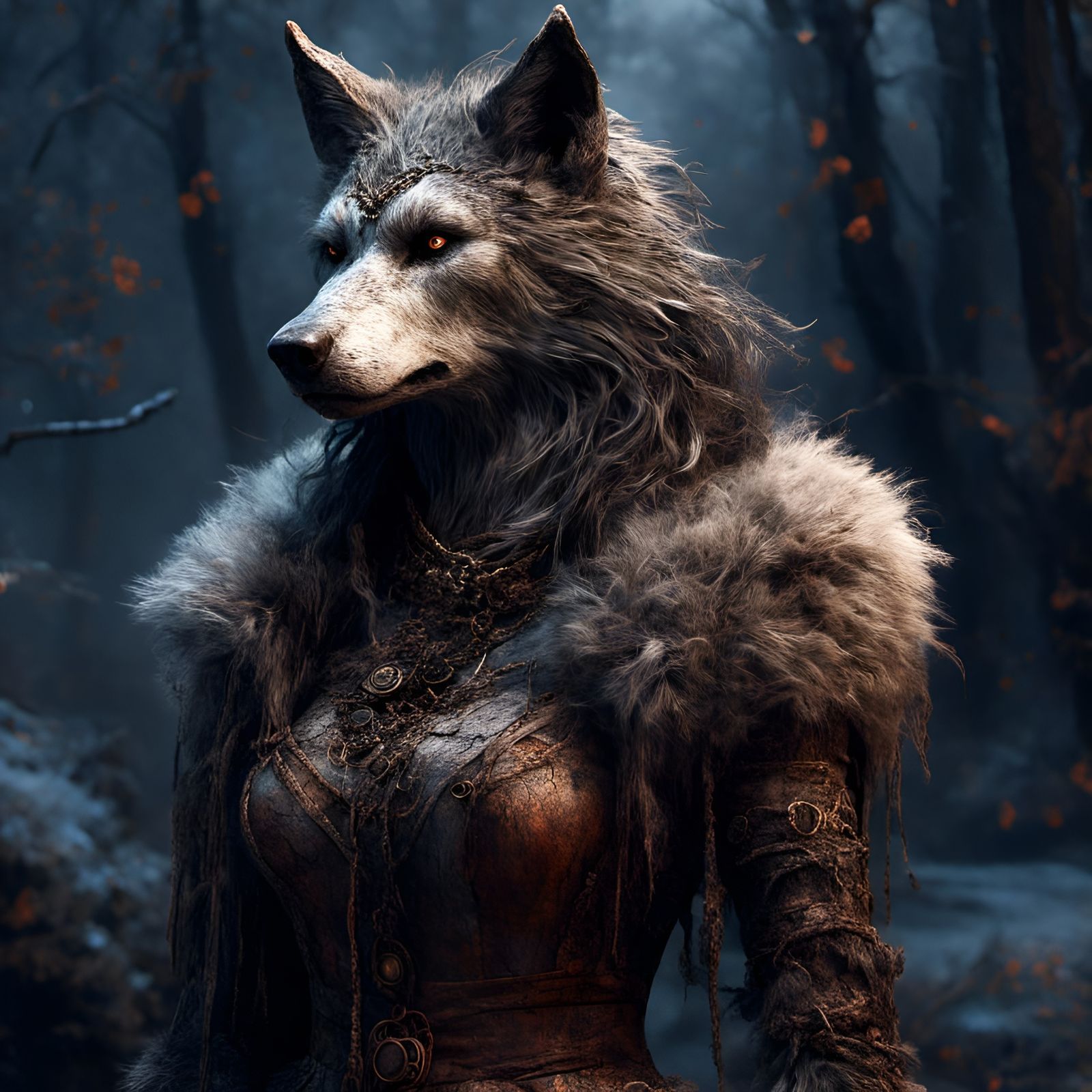 Werewolf - AI Generated Artwork - NightCafe Creator