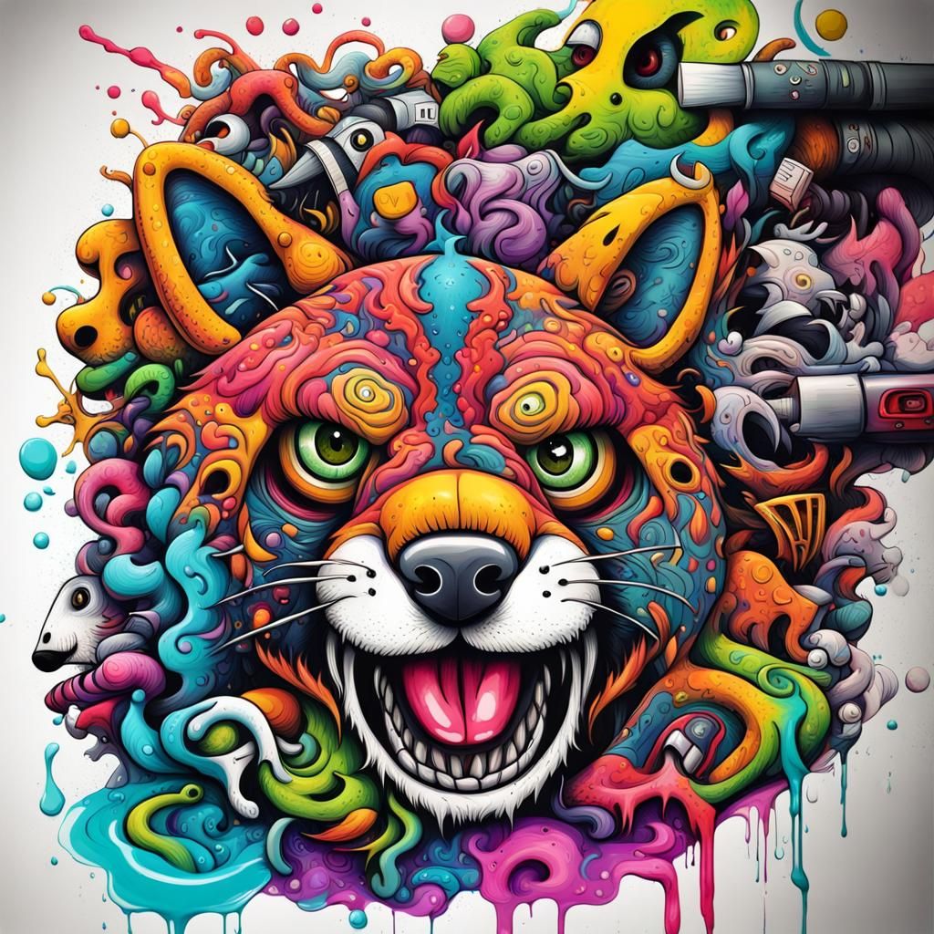 Crazy Animals Doodles. - AI Generated Artwork - NightCafe Creator