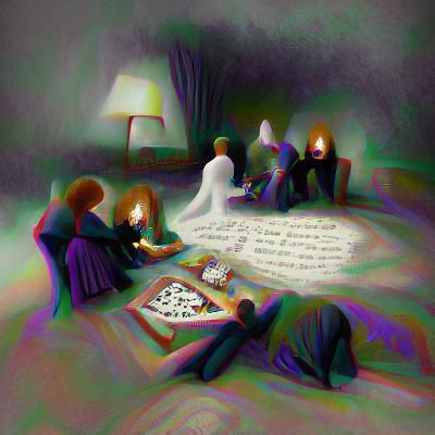 The Séance - AI Generated Artwork - NightCafe Creator