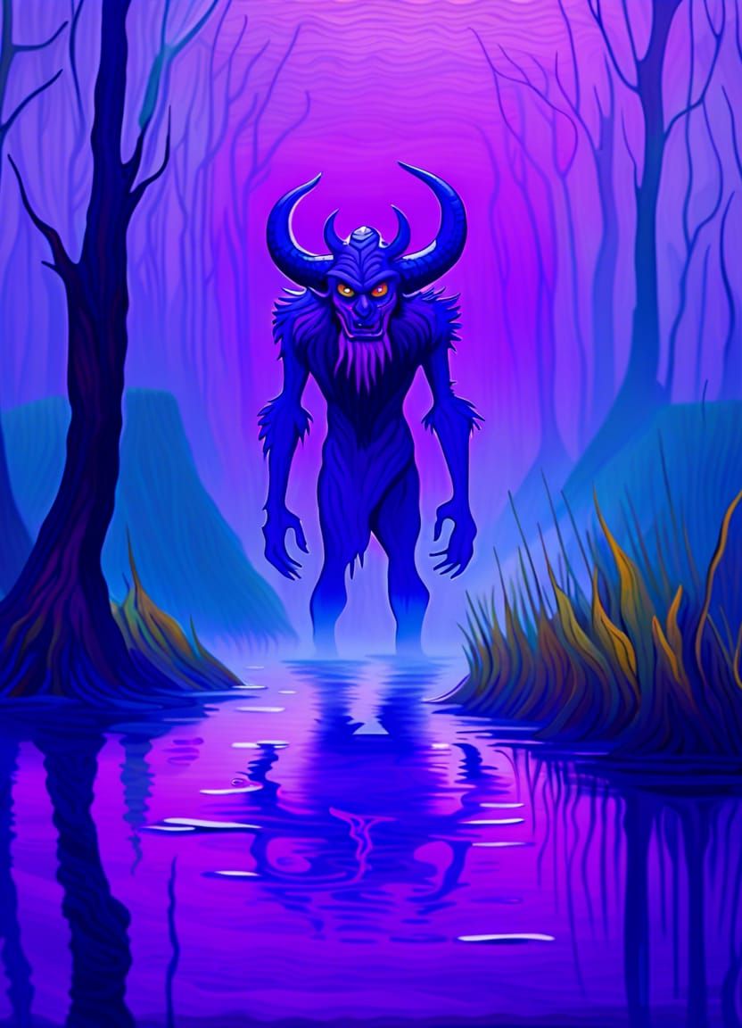 Swamp Demon - AI Generated Artwork - NightCafe Creator