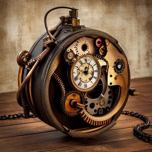 steampunk time traveler - AI Generated Artwork - NightCafe Creator