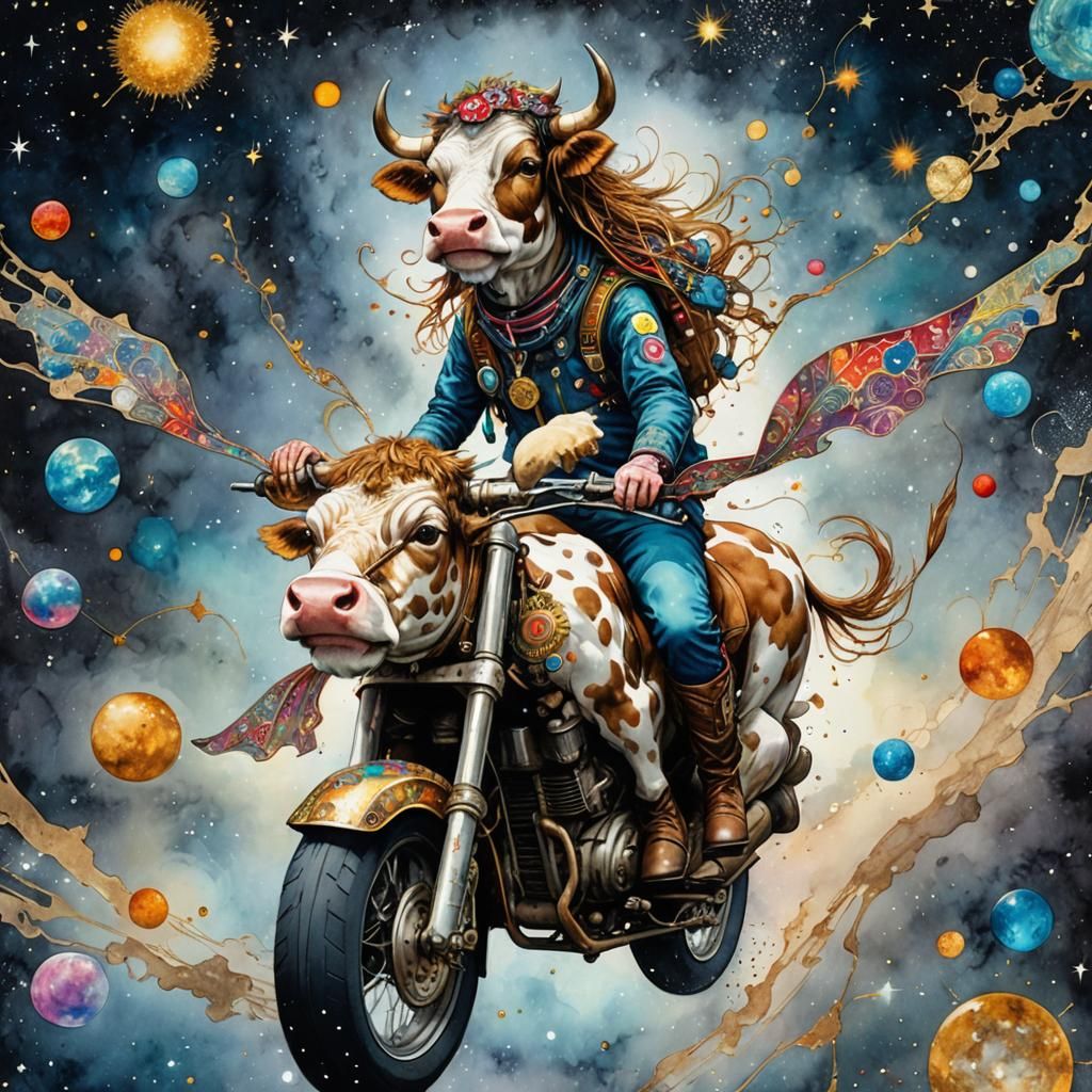 I'm the Cow Ranger sent to fetch the cow that jumped over the moon ...