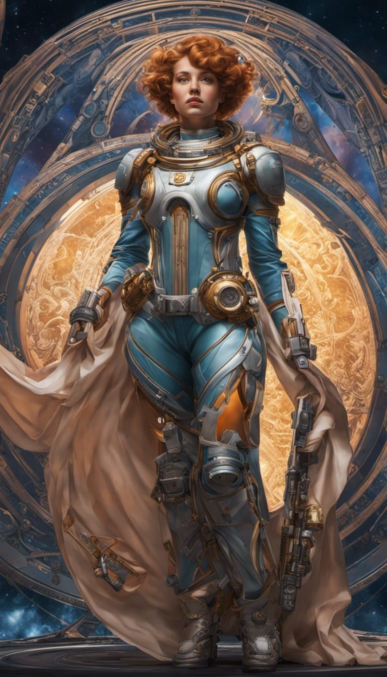 Astronaut: Retrofuturism - AI Generated Artwork - NightCafe Creator