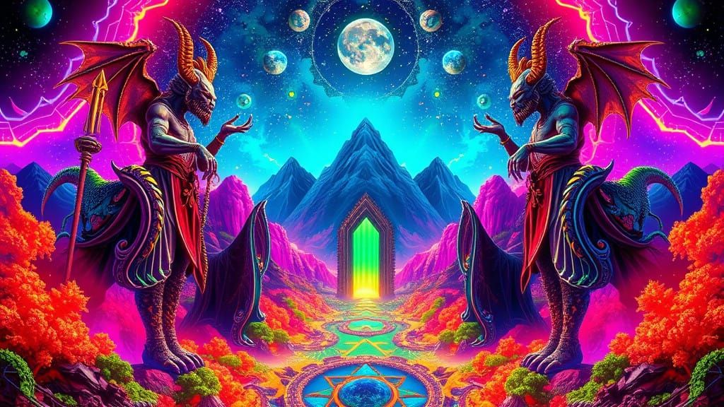 Demon - Gods, Demons, and Beings Unite in Vibrant Multiverse