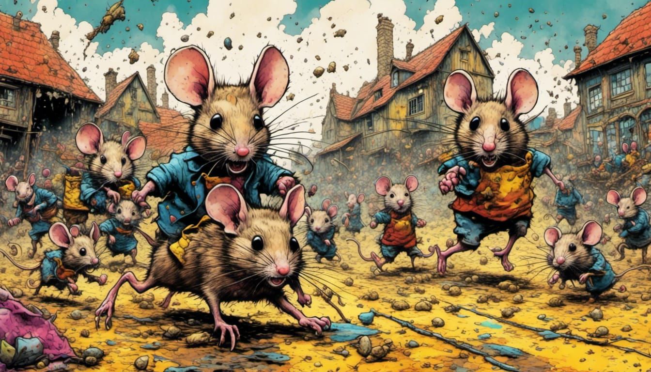 The Great Mouse Race - AI Generated Artwork - NightCafe Creator