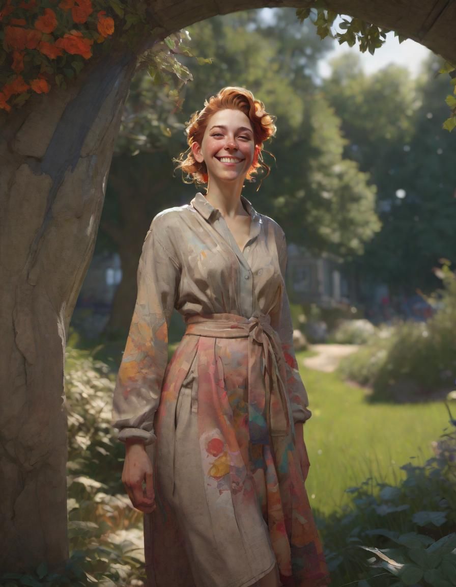 smile, head and shoulders portrait, 8k resolution concept art portrait ...